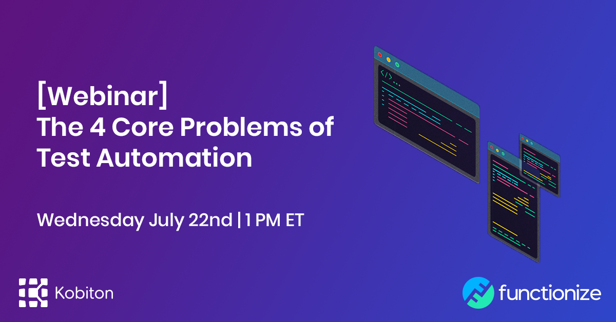 [Webinar] The 4 Core Problems of Test Automation